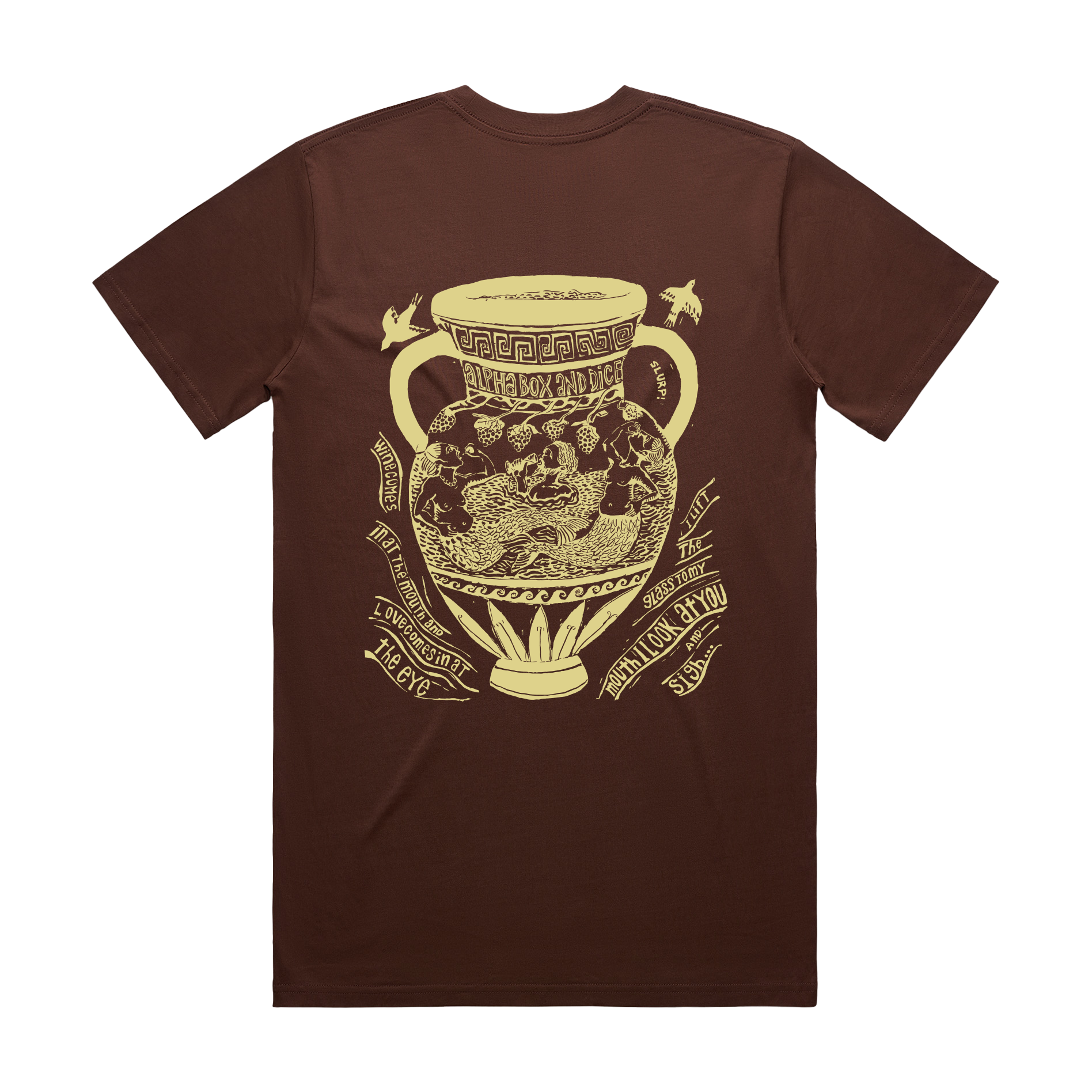 Siren Tshirt Chestnut – Alpha Box & Dice